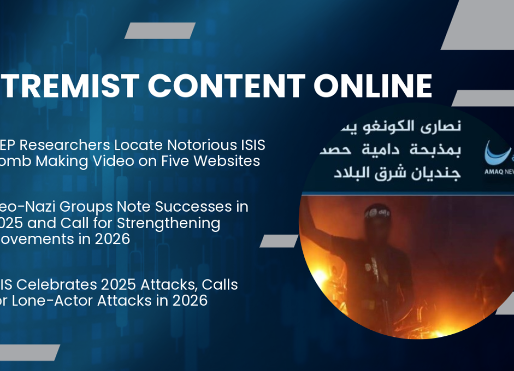 Extremist Content Online: ISIS Celebrates 2025 Attacks, Calls for Lone ...