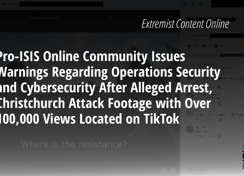 Extremist Content Online: Pro-ISIS Online Community Issues Warnings ...