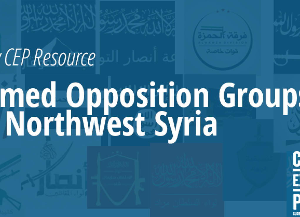 New CEP Resource: Armed Opposition Groups In Northwest Syria | Counter ...
